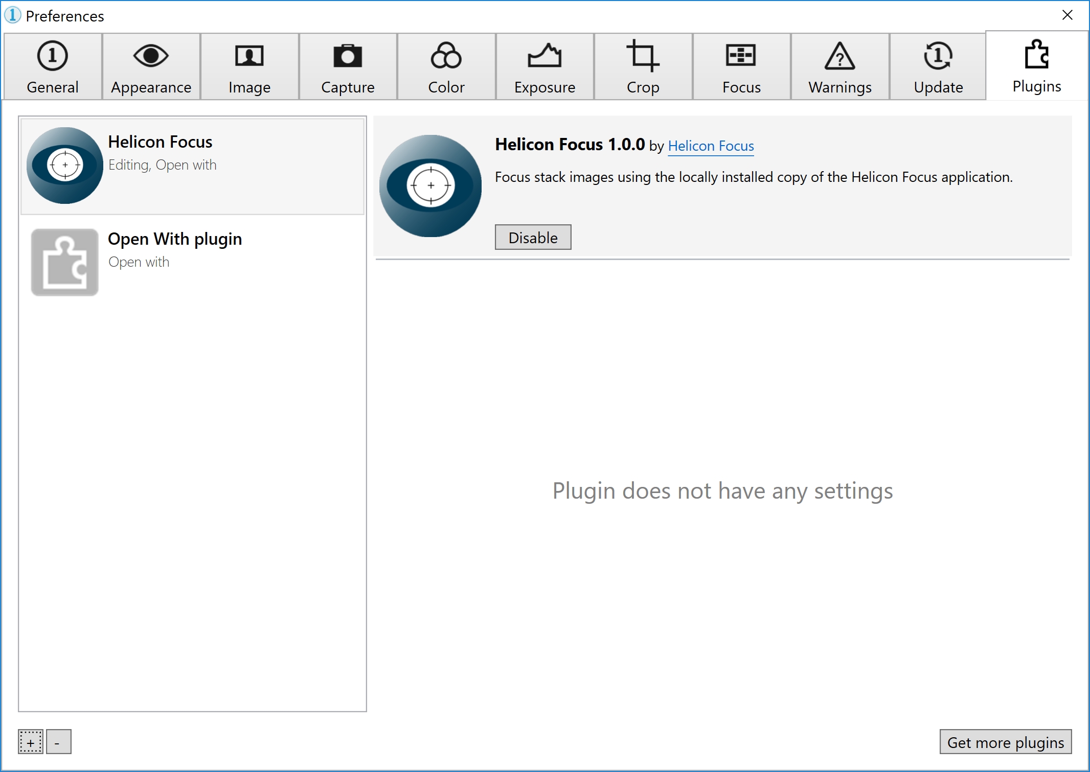 Helicon Focus - Plugin for Capture One - Helicon Soft